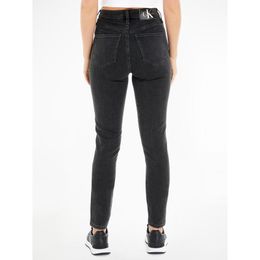 Calvin Klein Jeans Damen Skinny-fit-Jeans &raquo;HIGH RISE SKINNY&laquo; stone washed schwarz 28, L&auml;nge 34