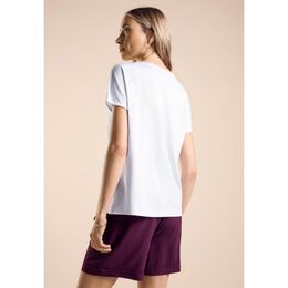 Street One Damen Street One Spitzentop mit Spitze wei&szlig; 42