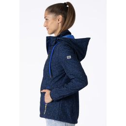 DEPROC Active Softshelljacke »SUN PEAK II WOMEN« mit abnehmbarer Kapuze navy 48 (XL) 48 (XL) Modische Softshelljacke mit All-Over-Druck