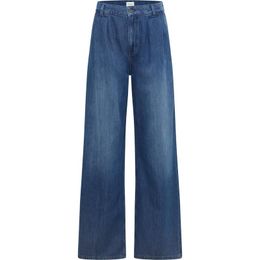 Mustang Damen Mustang Weite Jeans &raquo;Damen Style Luise Wide&laquo; blau 31, L&auml;nge 32