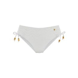 Lascana Damen Lascana Bikini-Hose &raquo;Omara&laquo; mit Lochstickerei beige 38, N-Gr