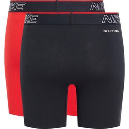Nike Underwear Herren NIKE Underwear Boxershorts &raquo;BOXER BRIEF 2PK&laquo; mit Logo-Elastikbund schwarz L (50)