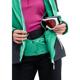 Maier Sports Skijacke »HANNI« Damen Winterjacke, wasserdicht, 3 RV-Taschen und Kapuze, Regular fit heugrün 46 46 Warm wattierte Skijacke perfekt...