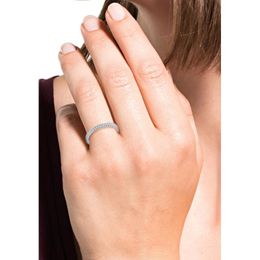Amor Fingerring »2034166-/427-/428, 2034429-/430-/431« mit Zirkonia (synth.) silberfarben-kristallweiß 17 Filigraner Damen Ring von Amor