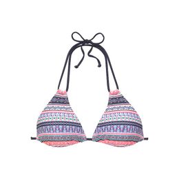s.Oliver Damen s.Oliver Triangel-Bikini-Top &raquo;Barcelona&laquo; regulierbares Top, mit herausnehmbaren Cups bunt 32, Cup A/B