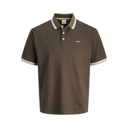 Jack & Jones JACK & JONES Poloshirt »JPRBLUALVES SS POLO SN« mit Logo Stickerei Crocodile Detail:Dark Navy Melange XS XS Polo mit Knopfleiste von Jack & Jones