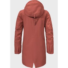 Sch&ouml;ffel Sch&ouml;ffel Damen Langjacke &raquo;Ins. Parka Rotterdam L&laquo; mit Kapuze rot 42
