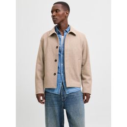 Jack & Jones Jack & Jones Herren Outdoorjacke &raquo;JJEHARRIS SHORT COAT SN&laquo; ohne Kapuze beige XS