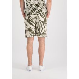 Alpha Industries Damen Sweatshorts &raquo;Tie Dye Shorts&laquo; gr&uuml;n XXL, Normalgr&ouml;&szlig;en