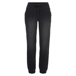 H.I.S. H.I.S Jogger Pants in Jeansoptik, Loungeanzug schwarz-washed 32/34 - N-Gr N-Gr 32/34 Joggerpants in Jeansoptik