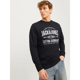 Jack & Jones Jack & Jones Herren Sweatshirt &raquo;JJJEANS SWEAT O-NECK&laquo; schwarz S