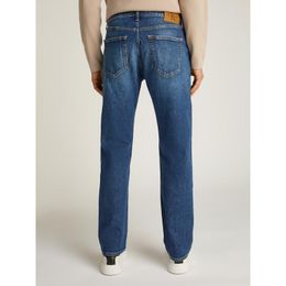 Calvin Klein Jeans Herren Straight-Jeans &raquo;STANDARD STRAIGHT&laquo; Coinpocket, Logostickerei blau 36, L&auml;nge 34