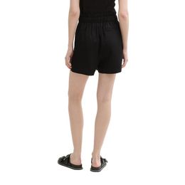 Tom Tailor Denim Damen Tom Tailor Denim Shorts Sommerhose mit Bindeband schwarz L (40), N-Gr