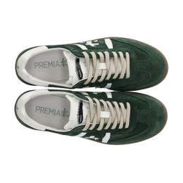 Premiata Low-Top Sneaker - Deep Green Suede Sneakers - Gr. 43 (EU) - in Gr&uuml;n - f&uuml;r Damen