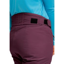 Maier Sports Damen Skihose &raquo;Vroni slim 2.0&laquo; Damen Schneehose, wind- und wasserdicht, 2 RV-Taschen, Slim Fit lila 36, Normalgr&ouml;&szlig;en