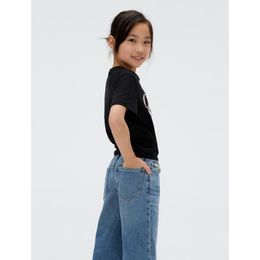 Calvin Klein Jeans M&auml;dchen Weite Jeans &raquo;HR WIDE LEG AUTHENTIC BLUE DENIM&laquo; f&uuml;r Kinder bis 16 Jahre, mit weitem Bein 4 (104), N-Gr
