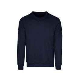 TRIGEMA Herren Sweatshirt &raquo;TRIGEMA Sweatshirt mit angerauter Innenseite&laquo; blau M