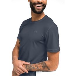 Maier Sports Damen &raquo;Walter&laquo; Herren T-Shirt, rundhals pique Outdoorshirt, schnelltrocknend grau XL
