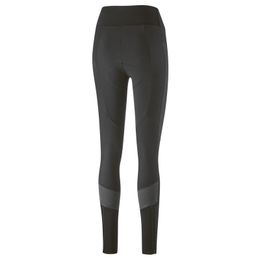 Gonso Damen Fahrradhose &raquo;Tartu 2&laquo; lange Damen Softshell Radhose, Radlerhose mit Sitzpolster schwarz 46, N-Gr