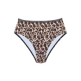 Copenhagen Studios Damen Bikini-Hose &raquo;Leody&laquo; Mit trendigem Animalprint 42, N-Gr