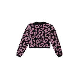 s.Oliver Junior M&auml;dchen s.Oliver Junior Strickpullover mit Leo-Print schwarz 158/164