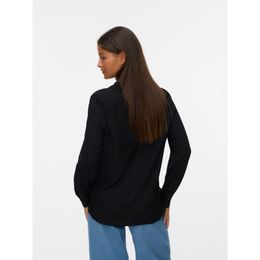V&eacute;ro Moda Vero Moda Damen Hemdbluse &raquo;VMBUMPY L/S BASIC SHIRT WVN GA NOOS&laquo; schwarz XL