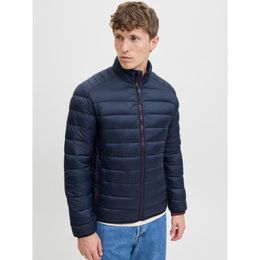 Jack & Jones Jack & Jones Herren Steppjacke &raquo;JJEBRADLEY LIGHT PUFFER COLLAR NOOS&laquo; ohne Kapuze blau XS