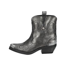 Steve Madden Damen Steve Madden Bikerboots &raquo;Steve Madden Stiefelette Leder&laquo; silber 40