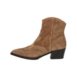 Nero Giardini Damen Bikerboots &raquo; Stiefelette Veloursleder&laquo; braun 35