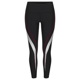 active by Lascana Lascana Active Damen LASCANA ACTIVE Leggings Logo-Badge und Rei&szlig;verschlusstasche auf der R&uuml;ckseite schwarz XS (32/34), N-Gr
