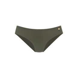 Lascana Damen Lascana Bikini-Hose &raquo;Adelin&laquo; in klassischer Schnittform gr&uuml;n 38, N-Gr