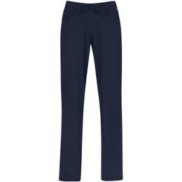 TRIGEMA Damen Jerseyhose &raquo;TRIGEMA H&uuml;fthose DELUXE Baumwolle&laquo; blau L, US-Gr&ouml;&szlig;en