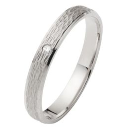 Firetti Unisex Trauring &raquo;Schmuck Geschenk Gold 750 Hochzeit Ehering "LIEBE"&laquo; Made in Germany, wahlweise mit oder ohne Brillant wei&szlig;
