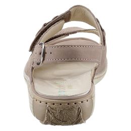 Waldl&auml;ufer Waldl&auml;ufer Damen Riemchensandale &raquo;GARDA&laquo; , Sommerschuh, Sandalette, Keilabsatz, mit Druckknopf, G-Weite beige 7 (40,5)