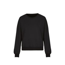 TRIGEMA Damen Sweatshirt &raquo;TRIGEMA D&uuml;nnes Sweatshirt&laquo; schwarz L