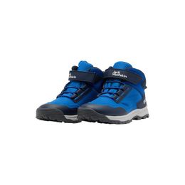 Jack Wolfskin Jungen Wanderschuh &raquo;CYROX TEXAPORE MID K&laquo; blau UK10-EU28, Normalschaft