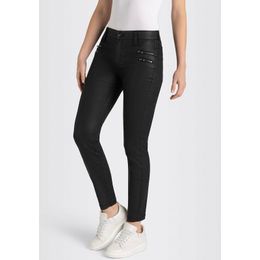 MAC Damen MAC R&ouml;hrenhose &raquo;Skinny Zip&laquo; schwarz 34, L&auml;nge 34