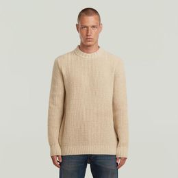 G-Star Raw G-STAR Strickpullover »Chunky Knit« im Regula Fit mit Rundhals dk brick XL XL Pullover von G-STAR