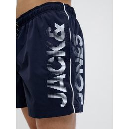 Jack & Jones Jack & Jones Herren Badeshorts &raquo;JPSTMAUI JJSWIM SPLICE LOGO AKM SN&laquo; blau XS, N-Gr