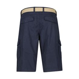 Lerros Herren Lerros Bermudas &raquo;Lerros Unifarbene Cargobermuda mit G&uuml;rtel&laquo; blau 33