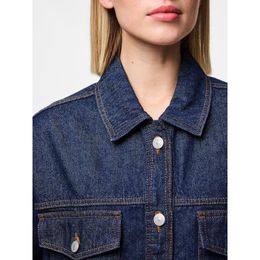 Pieces Damen Pieces Jeansjacke &raquo;PCELMA DENIM JACKET NOOS BC&laquo; ohne Kapuze blau L