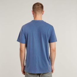 G-Star Raw G-Star Damen G-STAR T-Shirt &raquo;Nifous&laquo; Rundhals, mit Rippeinsatz blau L