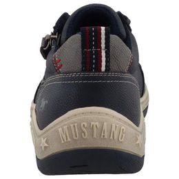 Mustang Shoes Herren Sneaker &raquo;Benedetto&laquo; Schn&uuml;rschuh, Halbschuh mit Rei&szlig;verschluss blau 46