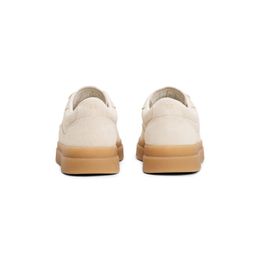 Tommy Hilfiger Damen Plateausneaker &raquo;MODERN COURT SNEAKER SUEDE&laquo; , Freizeitschuh, Halbschuh, Schn&uuml;rer mit weich gepolstertem Schaftrand beige 36