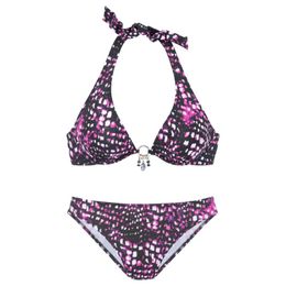 Bruno Banani Damen B&uuml;gel-Bikini als Neckholder-Variante rosa 38, Cup E