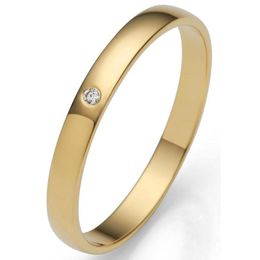 Firetti Kinder Trauring &raquo;Schmuck Geschenk Gold Hochzeit Ehering Trauring "LIEBE"&laquo; Made in Germany, wahlweise mit oder ohne Brillant gold
