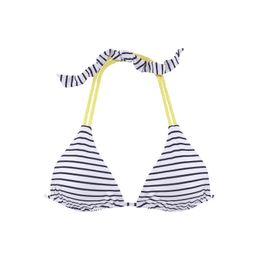 Venice Beach Damen Triangel-Bikini-Top &raquo;Camie&laquo; mit geflochtenen Details gr&uuml;n 34, Cup C/D