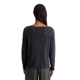 Marc O'Polo Marc O'polo Damen Marc O'Polo Strickpullover mit Rollkante, aus softem Schurwoll-Mix, U-Boot-Ausschnitt XS