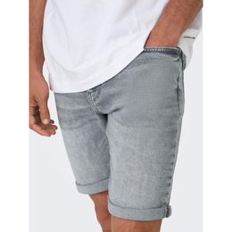 Only & Sons Only & Sons Damen ONLY & SONS Shorts &raquo;ONSPLY MBD 8772 TAI DNM SHORTS NOOS&laquo; grau S, N-Gr