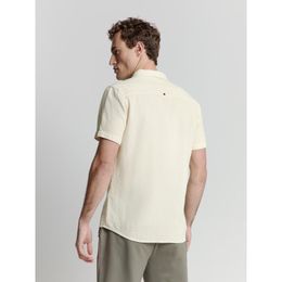 NO EXCESS Damen NO EXCESS Langarmhemd &raquo; T-Shirt mit kurzen &Auml;rmeln&laquo; beige M, Normalgr&ouml;&szlig;en